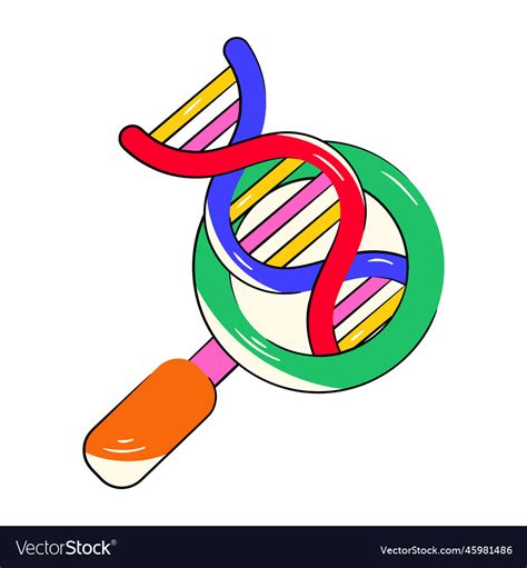 Dna Test Royalty Free Vector Image Vectorstock