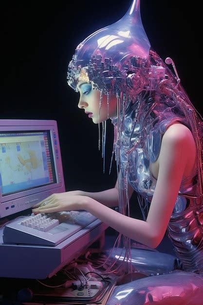 Premium Ai Image Hajime Sorayama Elf Mexican Woman Psionic Technology