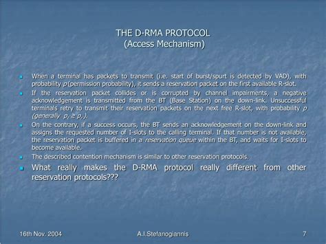 Ppt D Rma A Dynamic Reservation Multiple Access Protocol For Third Generation Cellular