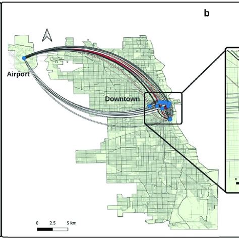 Origin Destination Od Flow Patterns For Ridesourcing Services During