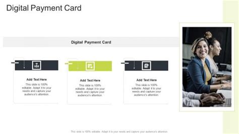 Digital Payment Card Powerpoint Presentation And Slides Slideteam