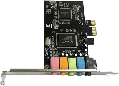 Solustre Pcie Sound Card 5 1 Internal Sound Card 3d Stereo Pci E Audio Card With Low Profile
