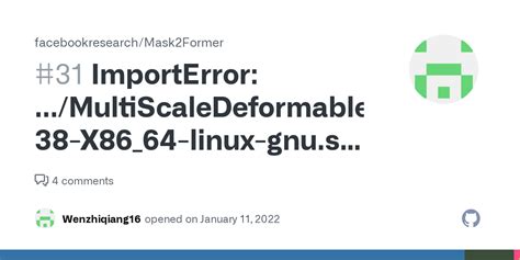 ImportError MultiScaleDeformableAttention Cpython 38 X86 64 Linux Gnu So Undefined Symbol