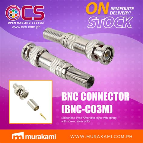 Ocs Bnc Female To Female Couple Connector Bnc T10f Murakami