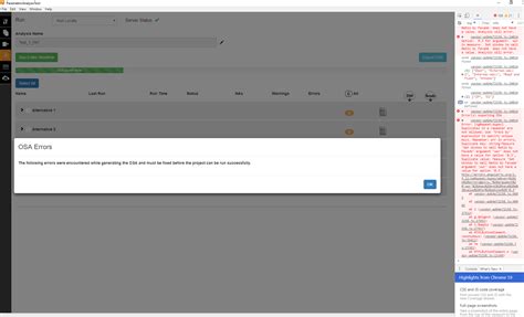 Not Showing The Error Stopping The Simulation Issue NREL OpenStudio PAT GitHub