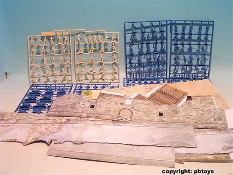 Michigan Toy Soldier Company Imex Plastic Figures Alamo Playset