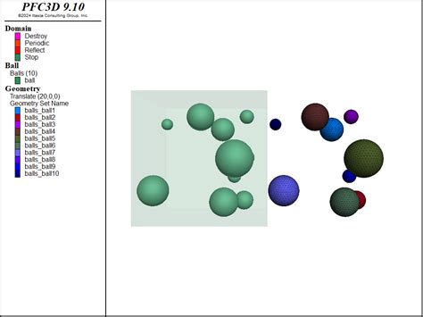 Ball Export Command — Itasca Software 91 Documentation