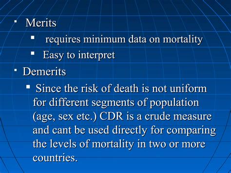Measures Of Mortality Ppt Pregnancy Reproductive Health