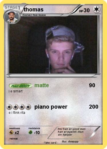 Pokémon Thomas 1840 1840 Matte My Pokemon Card
