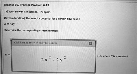stream function the velocity potential for a certain flow field is Î