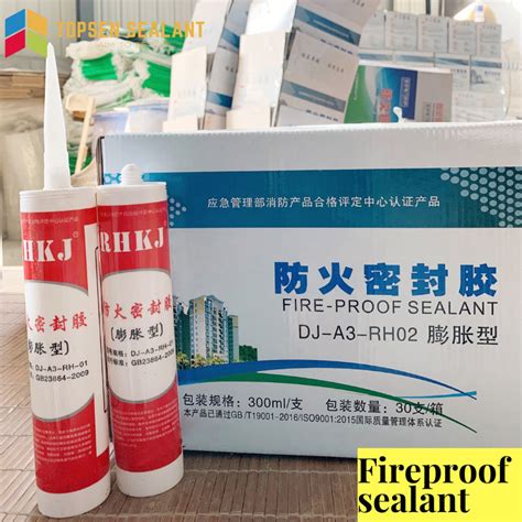 Red Color Fire Rated Acrylic Intumescent Mastic Caulk Sealant