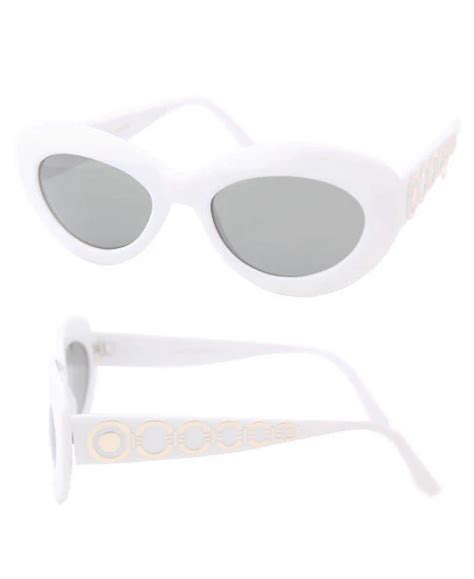 Toyland White Cat Eye Sunglasses