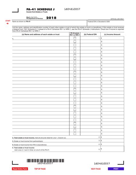 Form Pa 1897 Printable Printable Forms Free Online