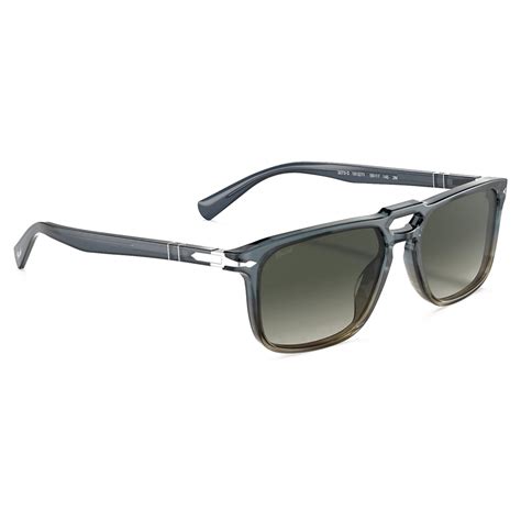 Persol Po3273s Grey Gradient Green Striped Light Grey Gradient