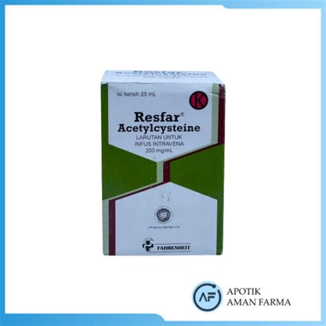 Resfar Acetylcysteine Apotek Aman Farma