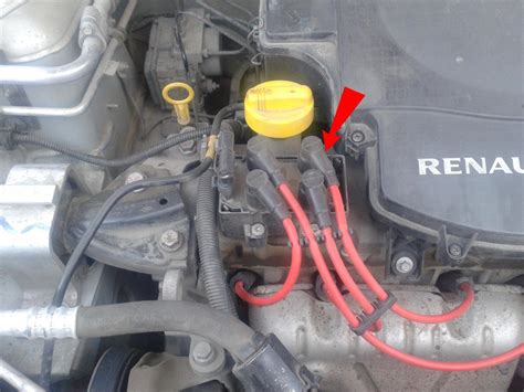 Катушка модуль зажигания — Renault Logan (1G), 1,6 л, 2007 года ...