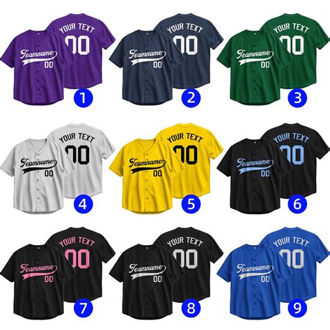 Royal Blue Baseball Jersey Custom Embroidered And Heat Pressed