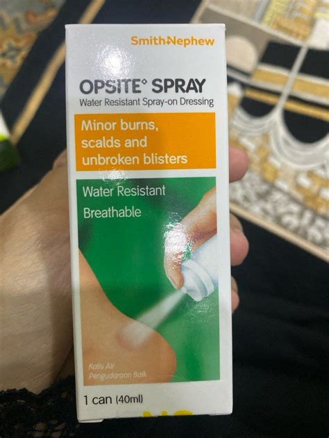 Opsite Spray Smith Nephew Health And Nutrition Medical Supplies And Tools On Carousell