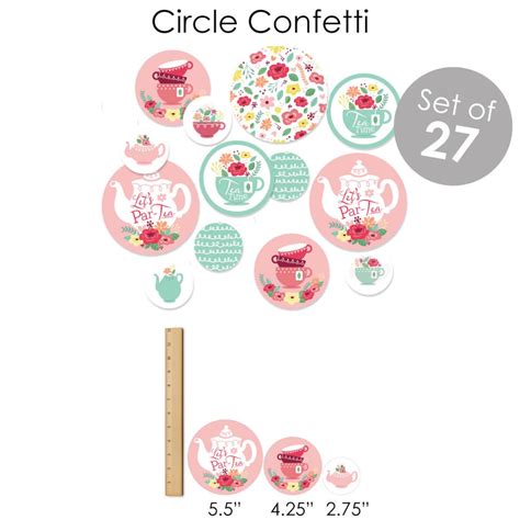 Floral Lets Par Tea Garden Tea Party Supplies Banner Etsy