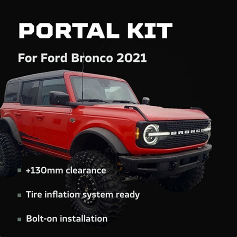 Ukrainian 16000 Portal Axle Kit Will Let Your Ford Bronco Look Down