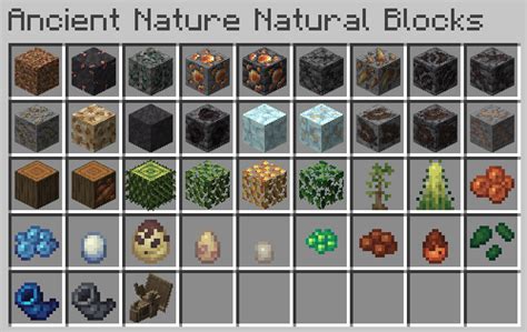 Ancient Nature 1201 Моды для Майнкрафт Minecraft Inside