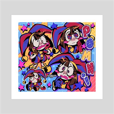 Pomni The Amazing Digital Circus An Art Print By Natasha Florez INPRNT