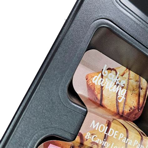 Molde Panquecito Acero Antiadherente 8 Cavidades Bake Darling