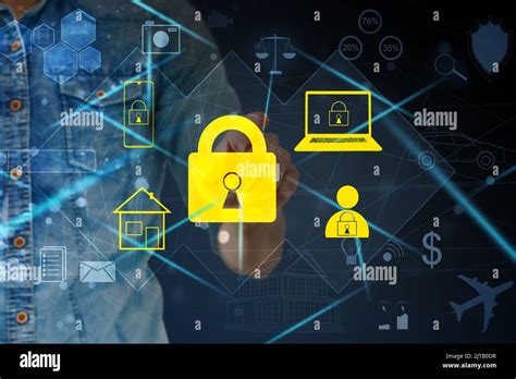 Concept Of Cyber Security Information Security And Encryption Secure
