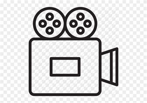 Movie Reel Clip Art Black And White