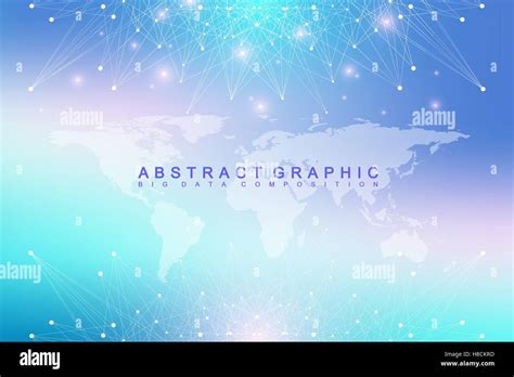 Big Data Complex Graphic Abstract Background Communication