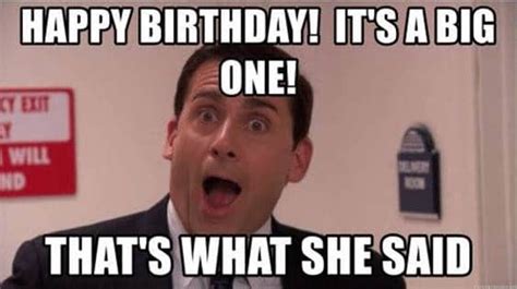 Mike Happy Birthday Memes Michael Scott Happy Funny Birthday Card To