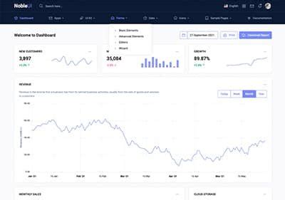 NobleUI Angular Admin Template