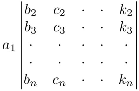 Spacing How To Automatically Compute Space Between The Dots In Hdotsfor TeX LaTeX Stack