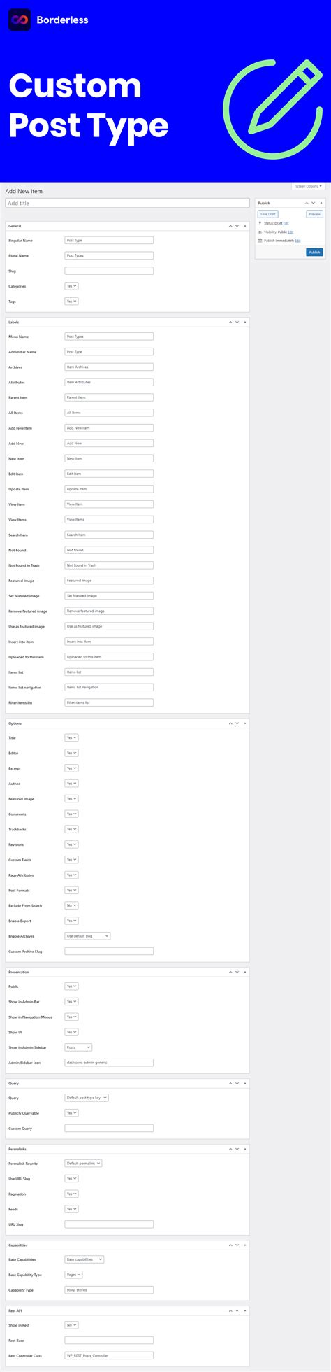 Borderless Elementor Addons And Templates Wordpress Plugin