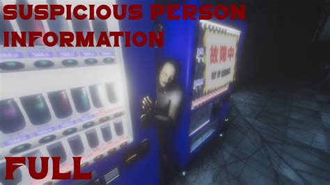 Suspicious Person Information Full Walkthrough No Commentary Youtube