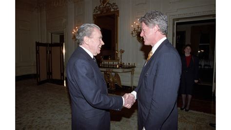 Watch The Unreleased 1993 Footage Of Presidents Nixon And Clinton