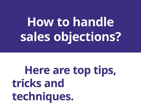 20 Best Sales Objections Handling Techniques Pptx