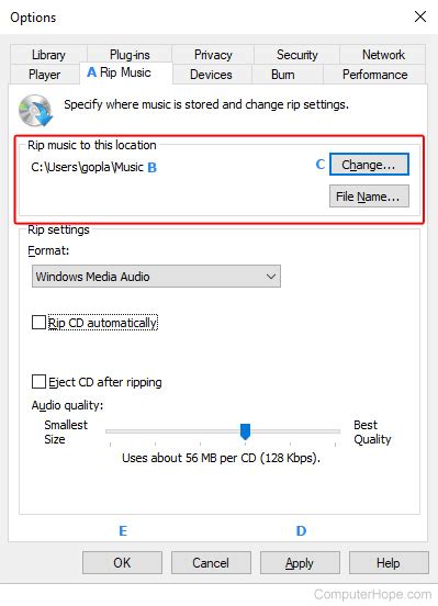 Windows Media Player Cannot Rip One Or More Tracks From The Cd