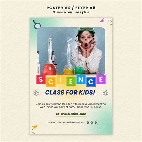 Premium Psd Science Research Poster Template