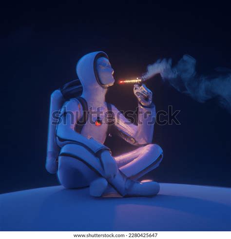 3d Image Astranout Smoking Space On Ai Generated Image 2280425647 Shutterstock