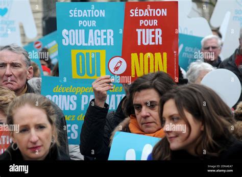 People Demonstrate To Protest Against Euthanasia And To Ask For More