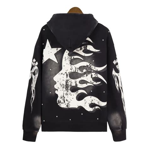 Hellstar Hoodie Black Logo From Releasesneakers