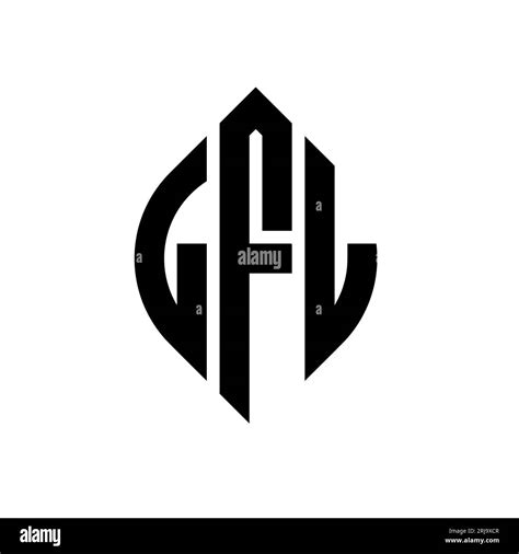 Lfl Circle Letter Logo Design With Circle And Ellipse Shape Lfl Ellipse Letters With