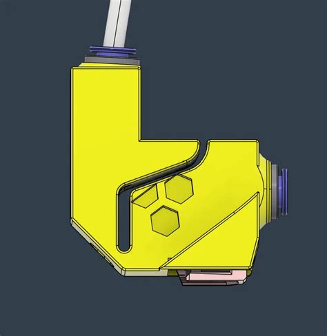 Coupler Block Without Filament Sensor Tradrack By Laure Otero Download Free Stl Model