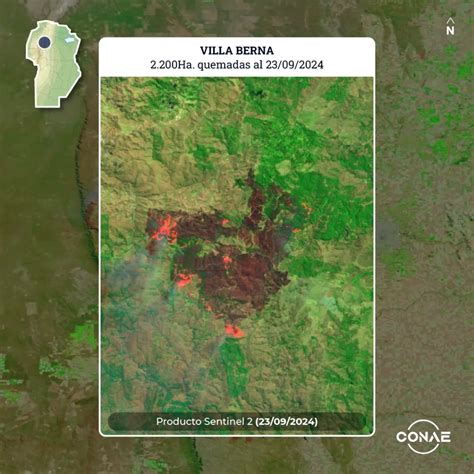 Nuevas Imágenes Satelitales De Los Incendios En Córdoba Vistos Desde El