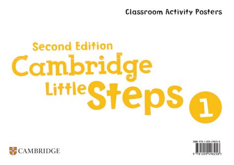 Cambridge Little Steps Level 1 Classroom Activity Posters 2nd Edition