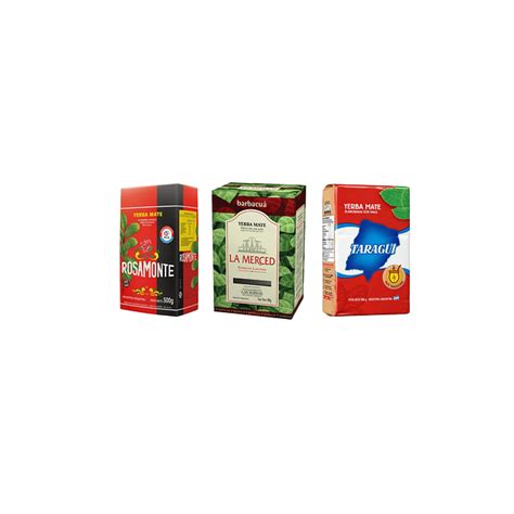 Pack Yerbas Intensas 3 Variedades De 500g