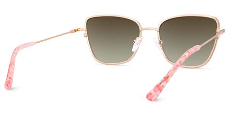 Solimar Metal Rose Gold Frame Sunglasses Zeelool