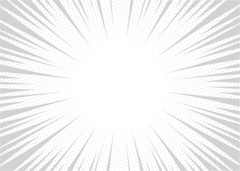 Abstract Comic Gray Background Cartoon Style Sunlight Premium Vector