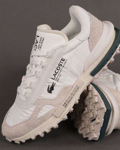 Lacoste Elite Active Trainer Whitedark Green Vintage Lacoste Shoes